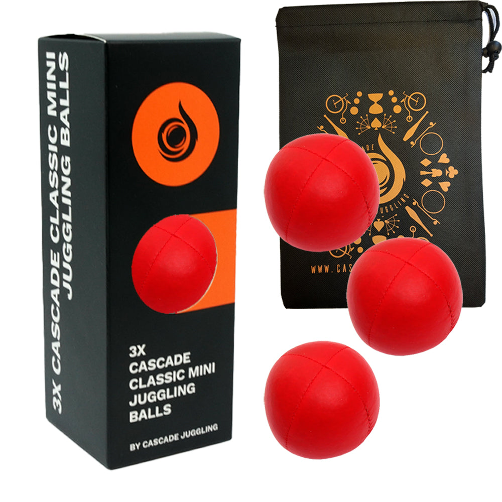 3 x Cascade Mini Juggling Ball Set | Juggling Balls For Small Hands