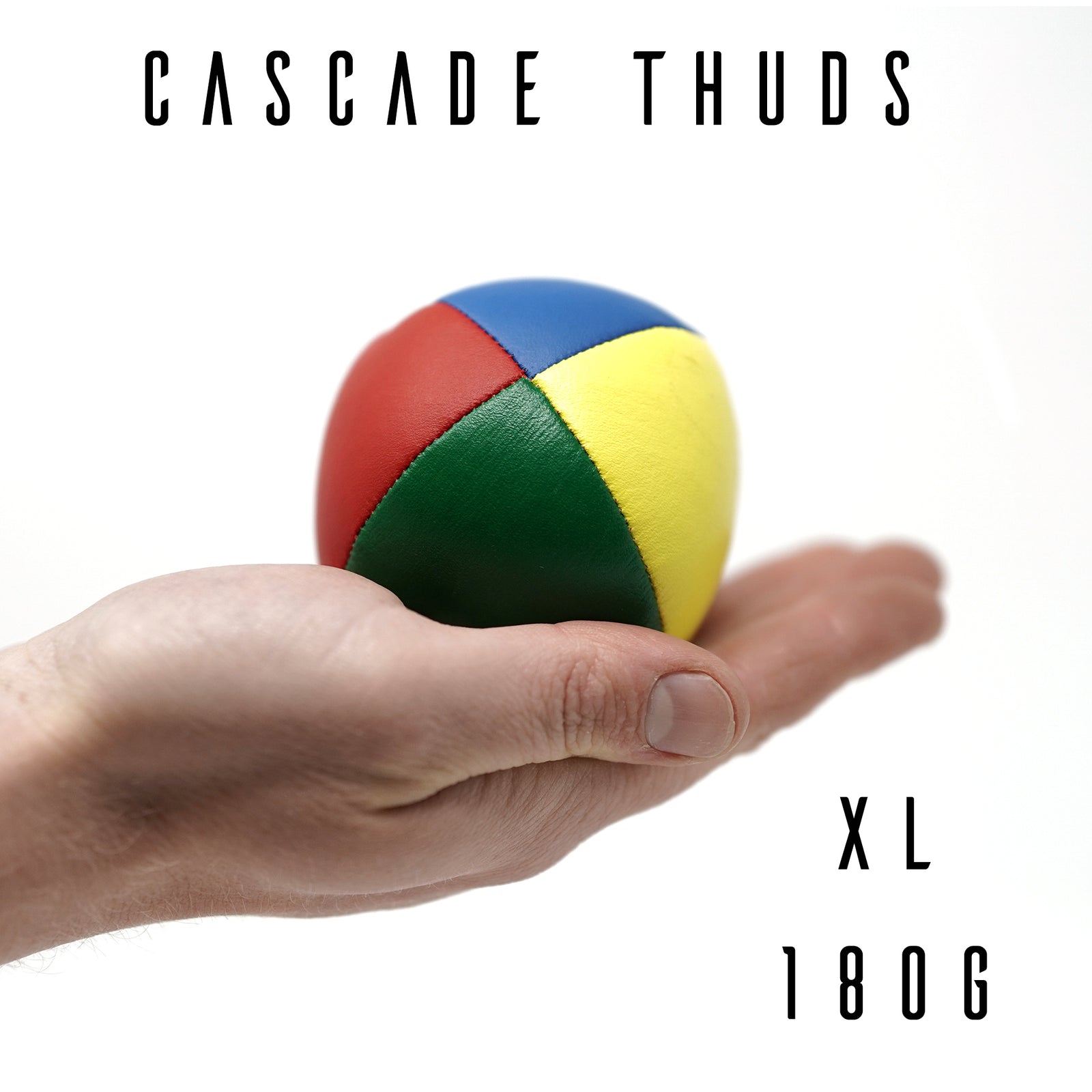 3 x Cascade Classic XL 180g Thud Juggling Ball Set | Heavy Juggling