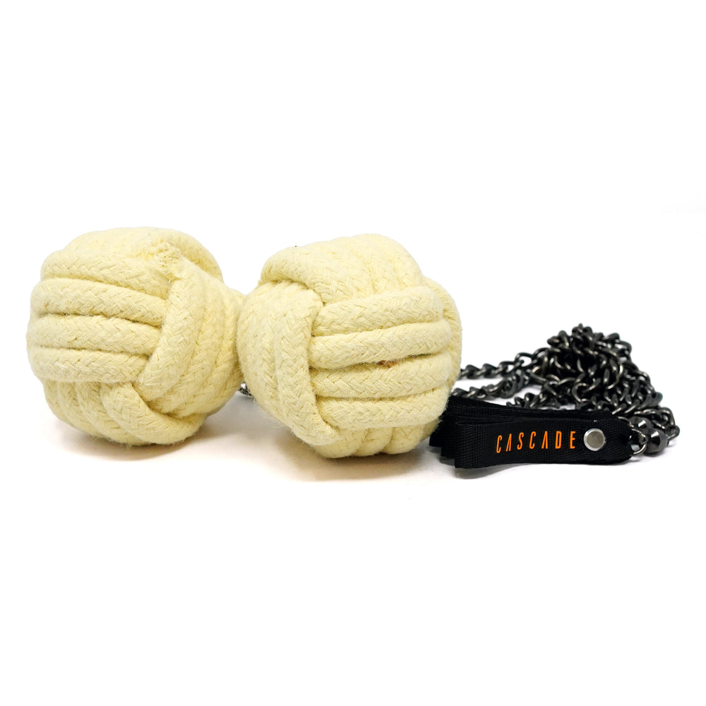 Cascade 70mm Monkey Fist Fire Poi | Quality Pro Fire Poi Set