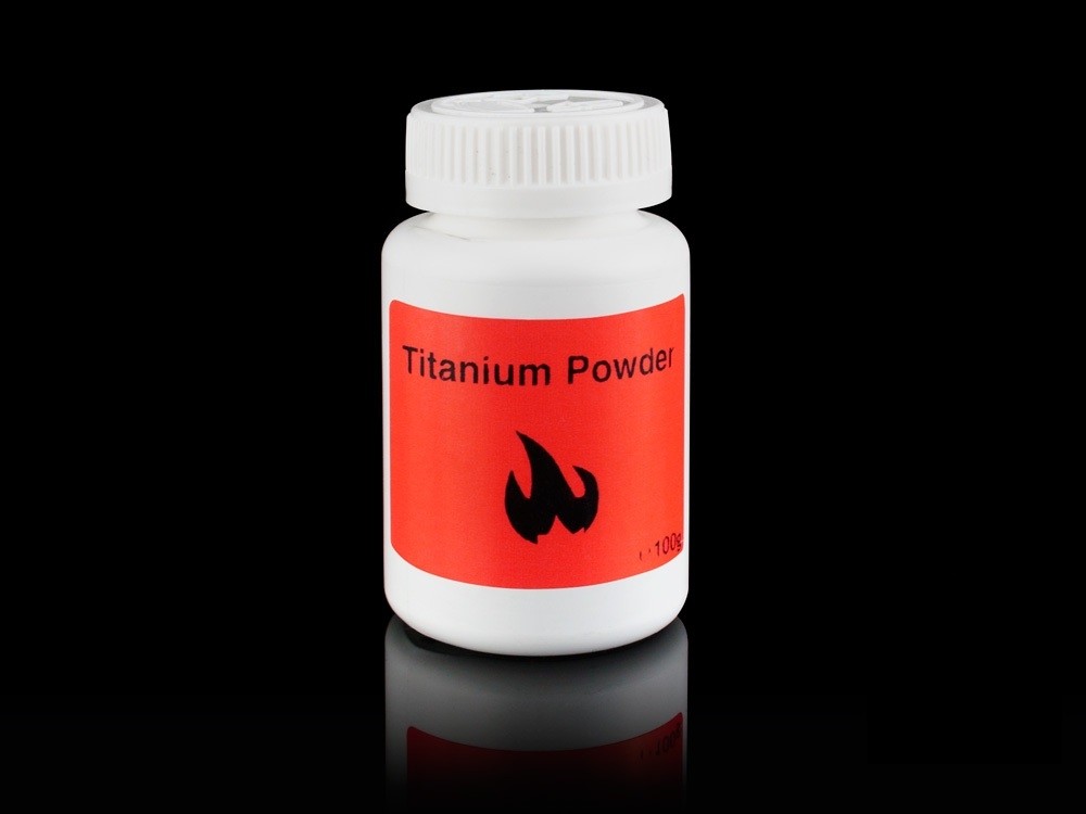 Titanium Powder - 100g | Sparkling Fire Effect Powder